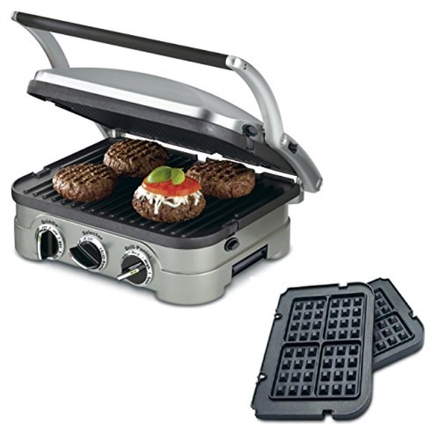 Cuisinart 5 in 1 Grill Griddler Panini Maker Bundle With Waffle Cuisinart 5 in 1 Grill Griddler Panini Maker Bundle With Waffle