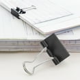 BAZIC Binder Clips Multi Size Black Small Large Paper Clips (12/Pack ...