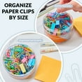 NEEWAY 300pcs Paper Clips and Binder Clips Assorted Sizes with 100 ...