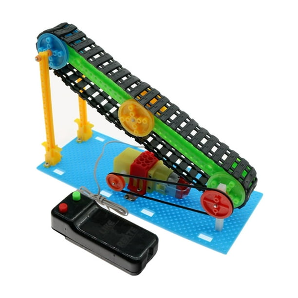 DIY Electric Conveyor Toy Lift Conveyor Belt Science Toy Science ...