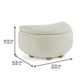 Better Homes & Gardens Juliet Modern Boucle Chaise & Storage Ottoman ...
