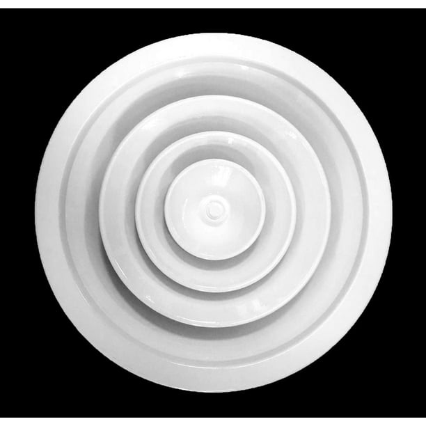 8" Circular Round Aluminum HVAC Supply Grille Air Diffuser - With ...