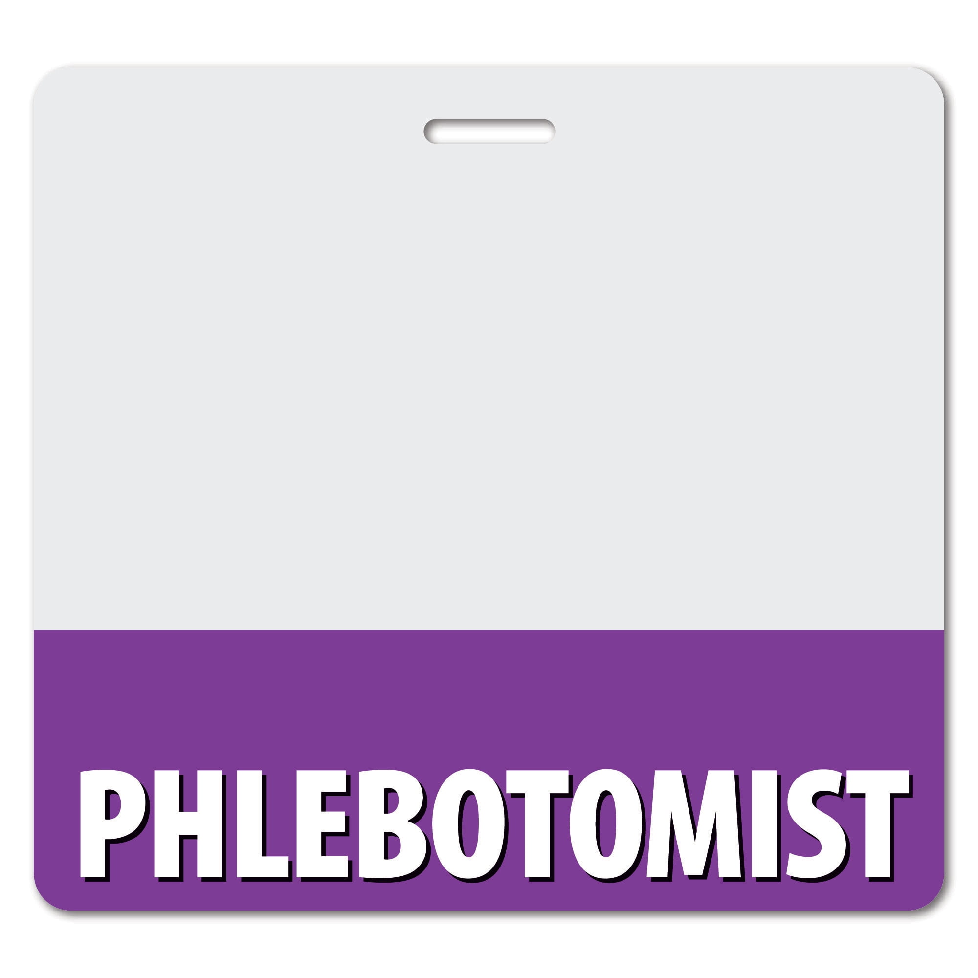 PHLEBOTOMIST Heavy Duty Horizontal Purple (5 pack) - Spill & Tear Proof ...