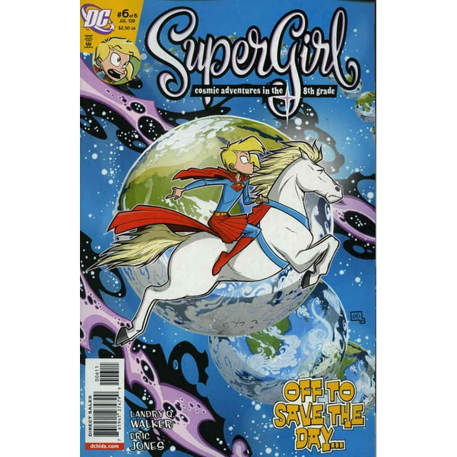 Supergirl: Cosmic Adventures in the 8th Grade #6 VF ; DC Comic Book ...