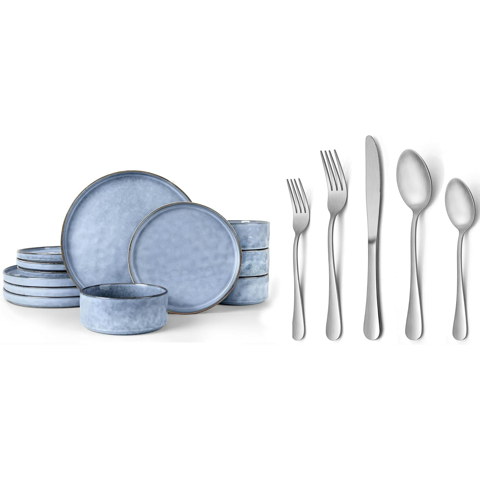 Click here for Salafire Dinnerware Dish Sets And Silverware Set... prices