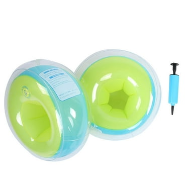 Blue Swimming Pool Water Park Style Inflatable Handle Ring Suitable for ...