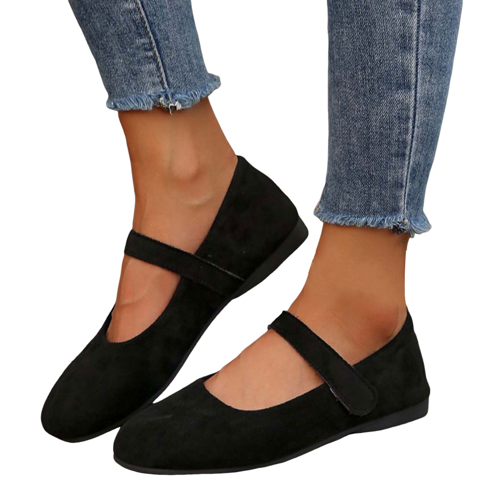 Click here for Oyedens Womens Suede Ballet Flats Autumn Fashion C... prices