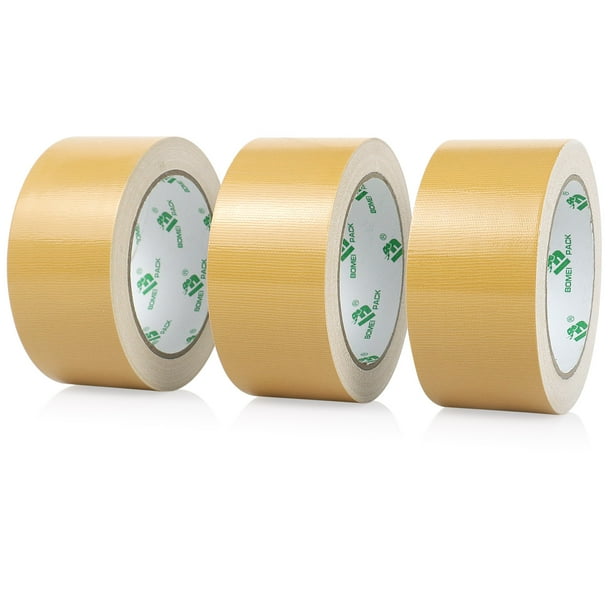 3 Pack Brown Duct Tape Heavy Duty, Residue Free Multi-Purpose Duct ...
