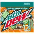 Mountain Dew Baja Blast Soda Cabo Citrus, 12 fl oz 12 pack Cans ...
