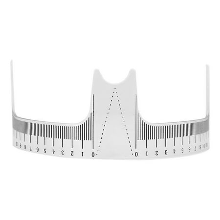 Plastic Eyebrow Ruler Embroidery Mask Ruler Standard Ruler Eyebrow ...