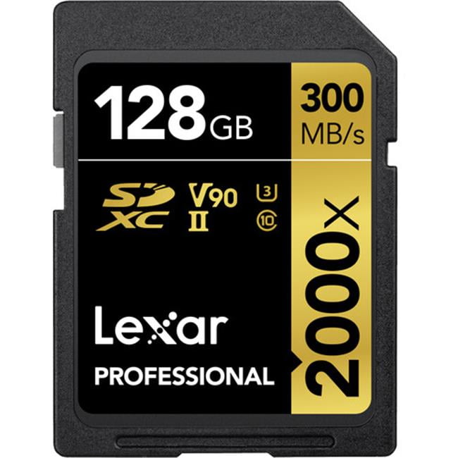 Click here for Lexar 128gb Professional 2000x Uhs-Ii Sdxc Memory... prices