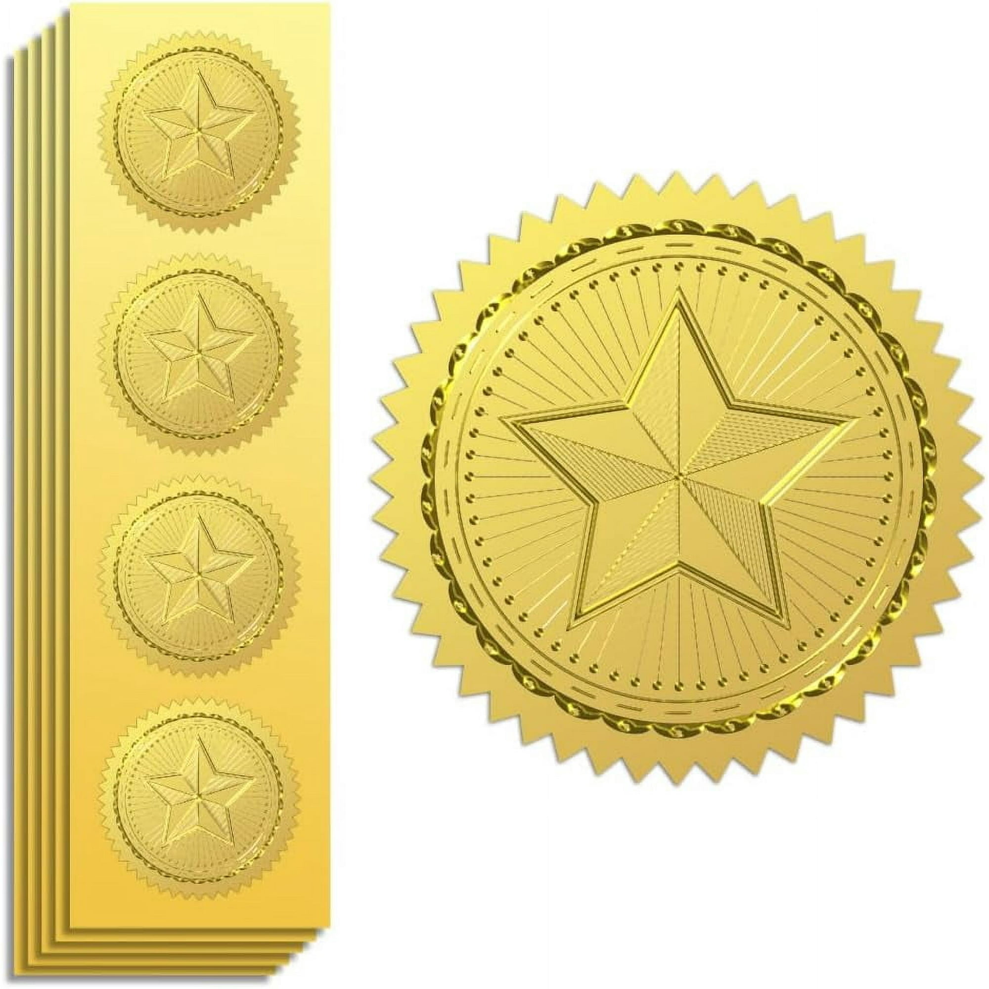 Click here for Nobrand Gold Foil Stickers Seals Official Embossed... prices