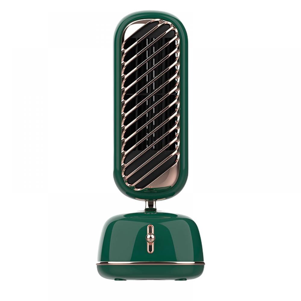 Small Oscillating Fan, Desk Table Humidification Fan with 3 Speeds ...