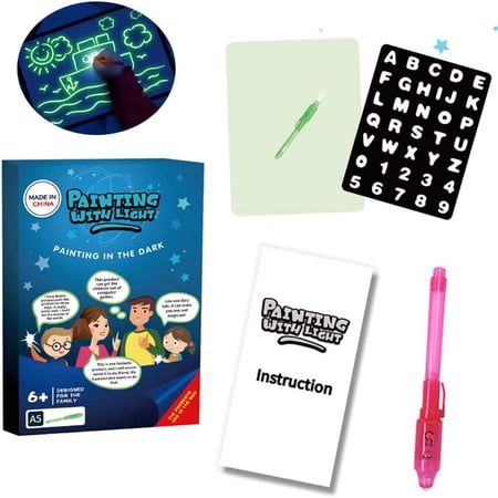 Light Up Draw Kit Fun Fluorescent Painting Board Children's Writing ...