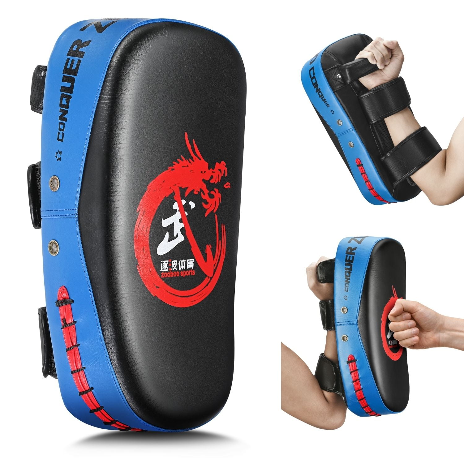 Taekwondo Kick Pad Karate Strike Pad (Blue) Martial Arts Boxing ...