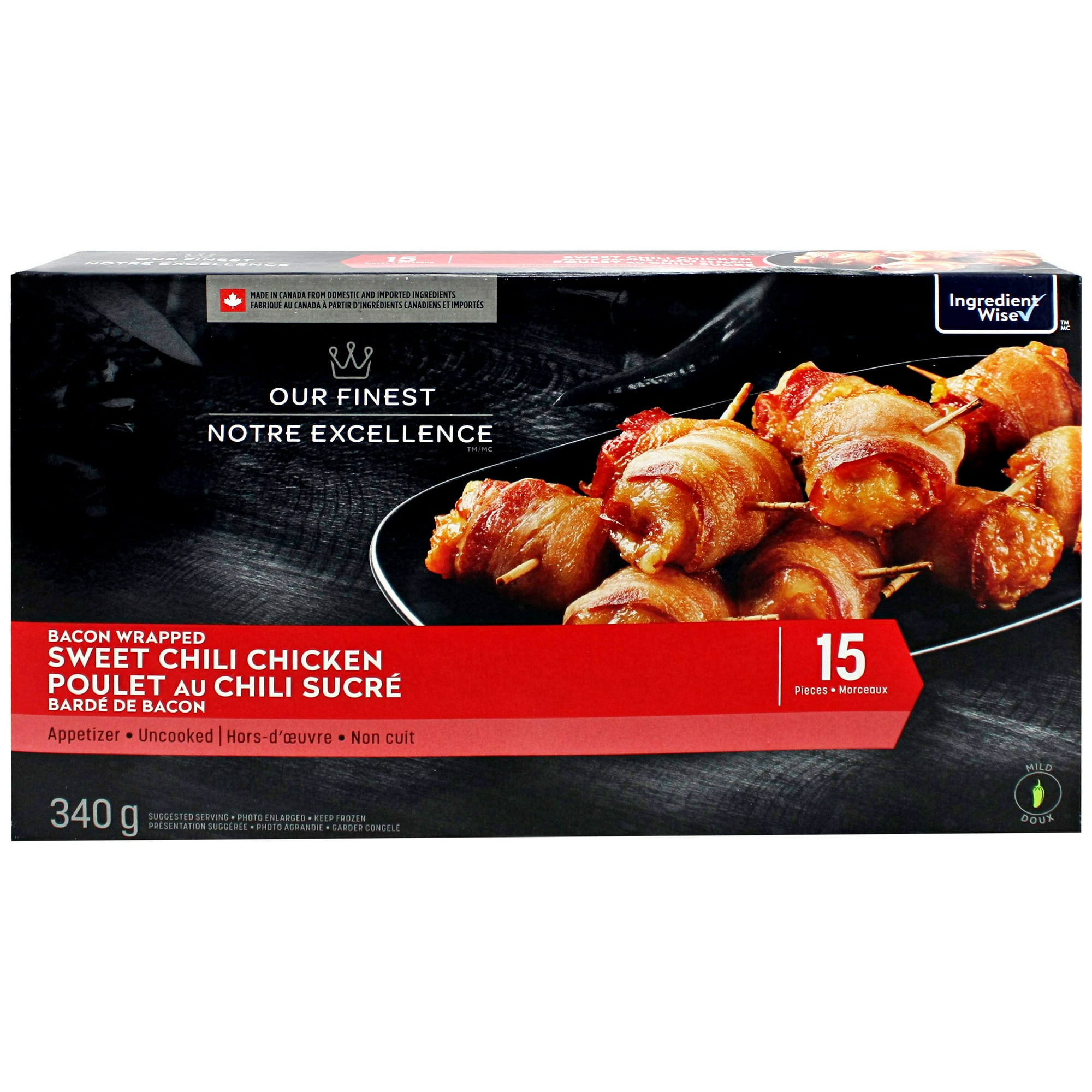 Click here for Our Finest Bacon Wrapped Sweet Chili Chicken 340 G prices