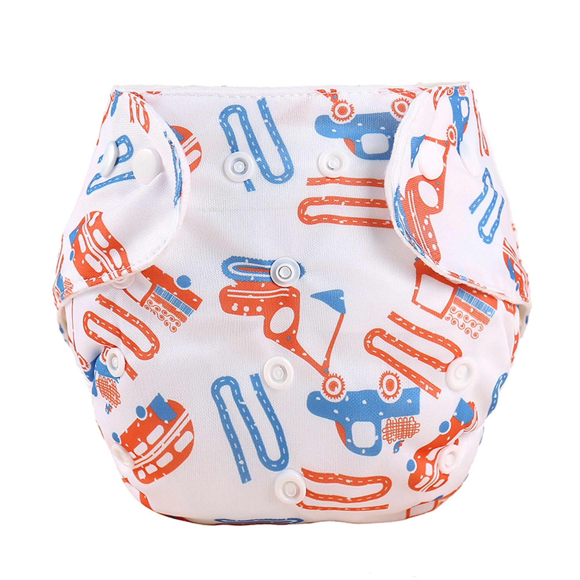 Jkerther Reusable Swim Diaper Cartoon Print Buttons Adjustable Baby ...
