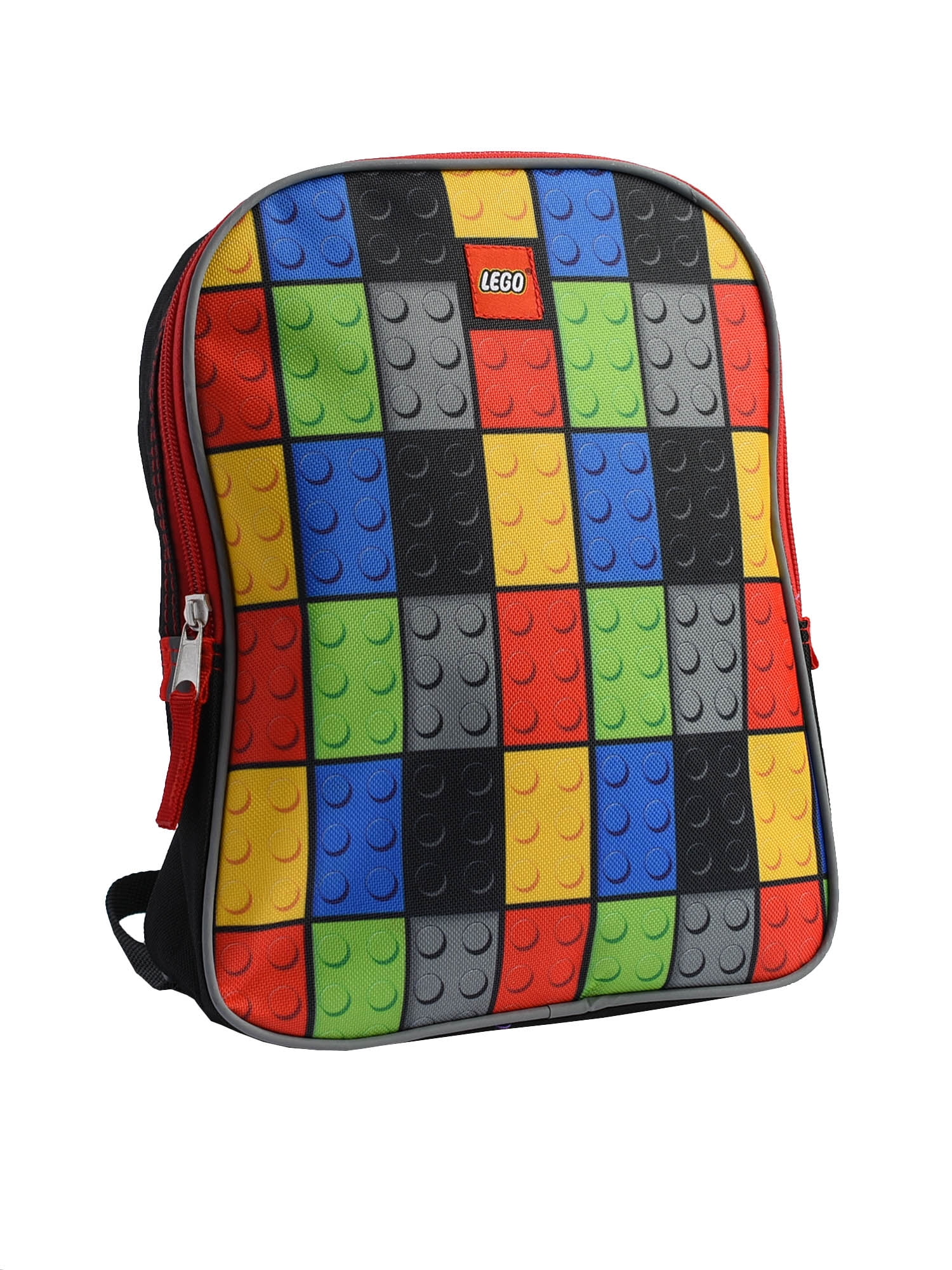 LEGO - Boys LEGO 11" Mini Backpack Small Red Black Blue Yellow Bricks ...