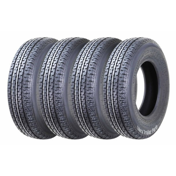 FREE COUNTRY Trailer Tires ST175/80R13 6PR Load Range C w/Scuff Guard ...