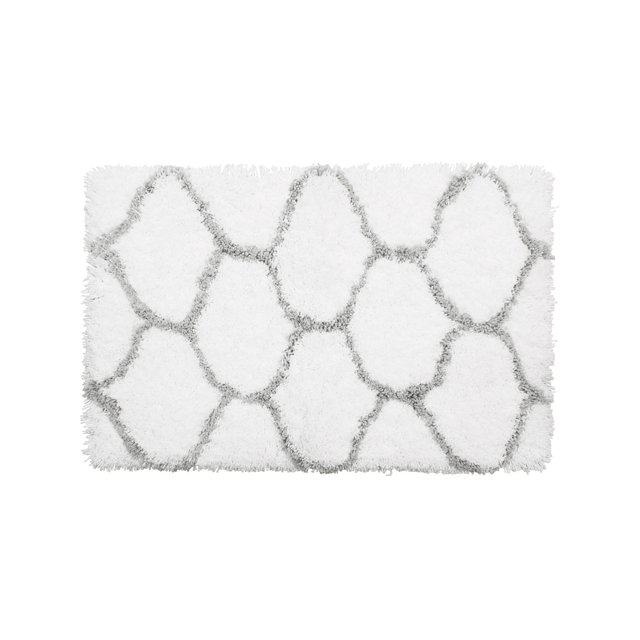 Vista Living Chunky Shag Collection Geometric Modern Area Rug - Walmart.com