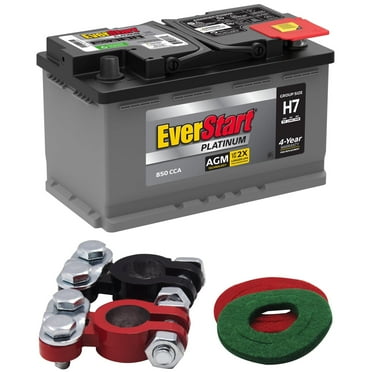 EverStart Platinum BOXED AGM Marine and RV Deep Cycle Battery, Group ...