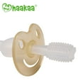 Haakaa 360 Silicone Baby Toothbrush Teether (Clear) - Walmart.com