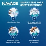 Navage Nasal Care Saline Nasal Rinse Starter Kit with Nose Cleaner and ...
