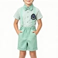 AHTJRT Boy Suits Wedding Party Outfits Dress Shirt with Bowtie ...