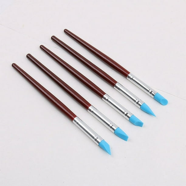 10pcs Modeling Color Clay Modeling Erases Rubber Tip Tools Brushes for ...
