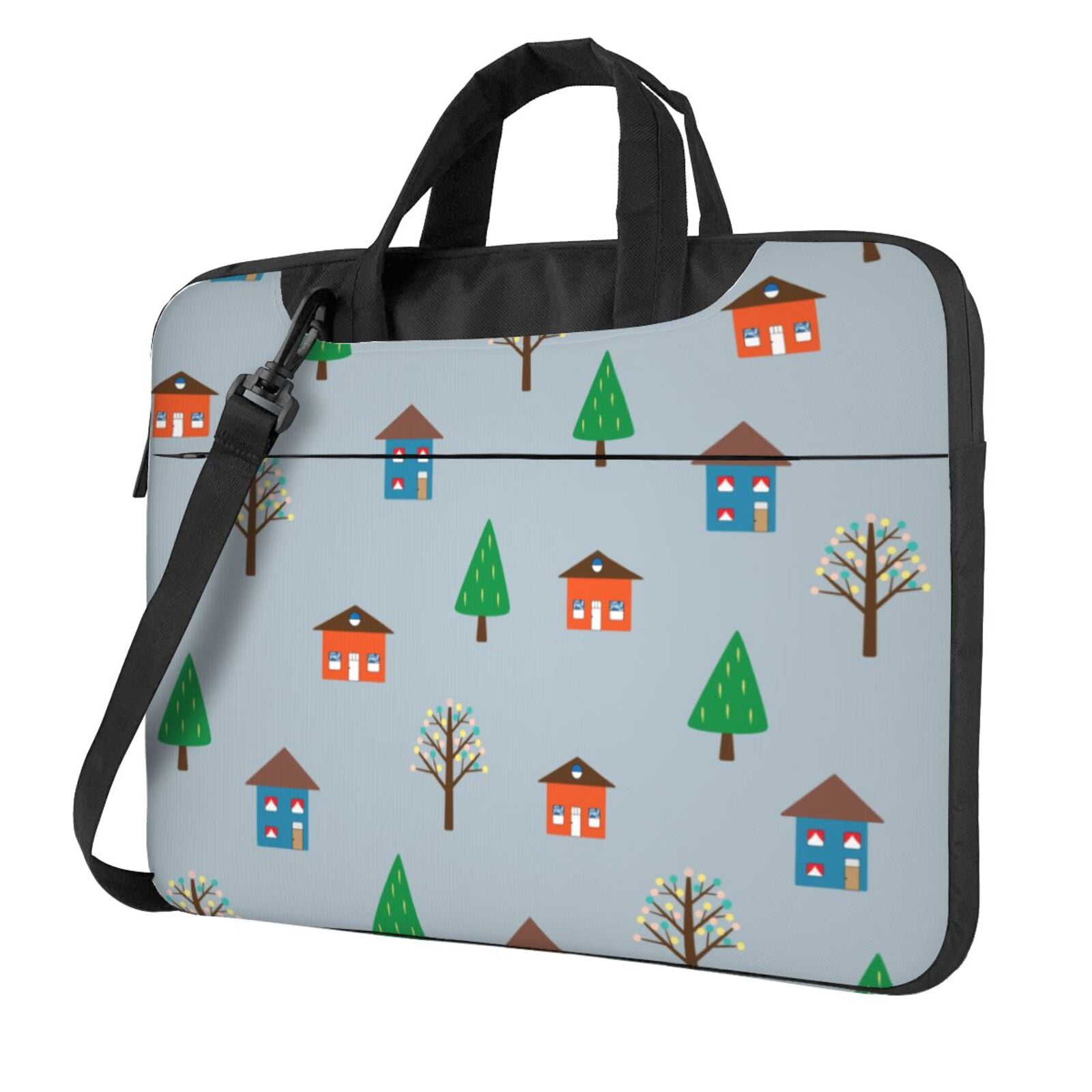 Village House Pattern.6 Laptop Bag, 15.6 inch Laptop or Tablet ...
