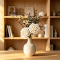 Artificial Rose Bouquet, Hand Tied Floral Arrangement, Faux Flower ...