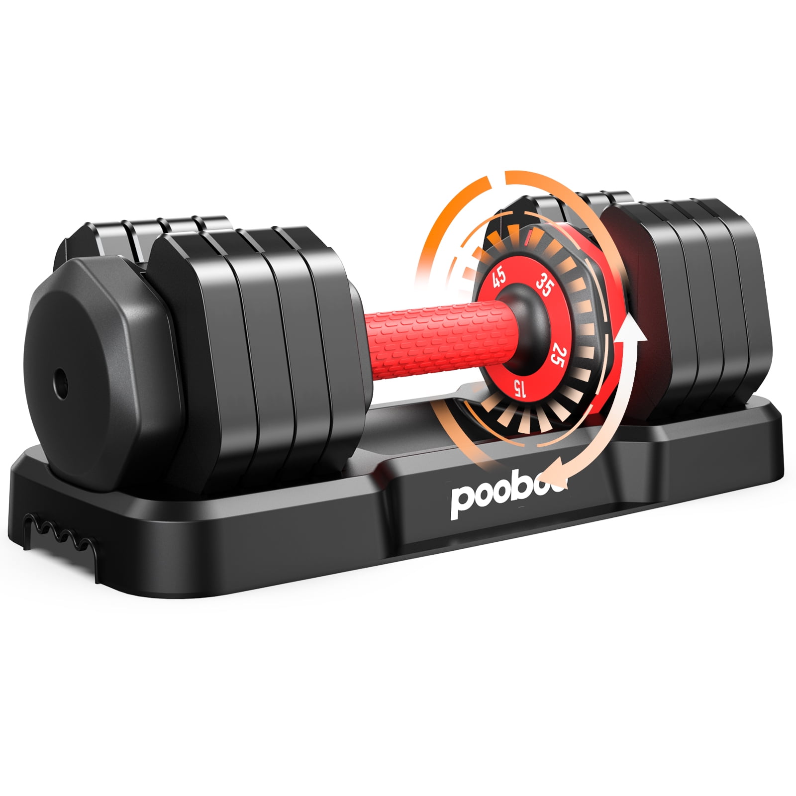 Click here for Pooboo 55lb Adjustable Dumbbells Single 15lb To 55... prices