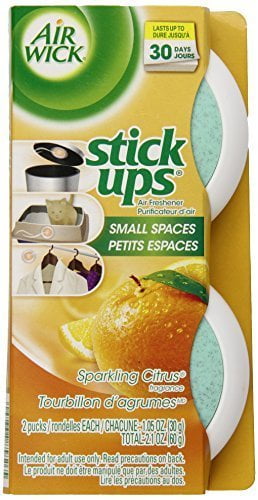 3 Twin Packs Air Wick Stick Ups Solid Air Fresheners, Sparkling Citrus ...