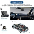 Wireless Full View Car Dashcam System, 360° Car DVR WiFi 4 Channels ...
