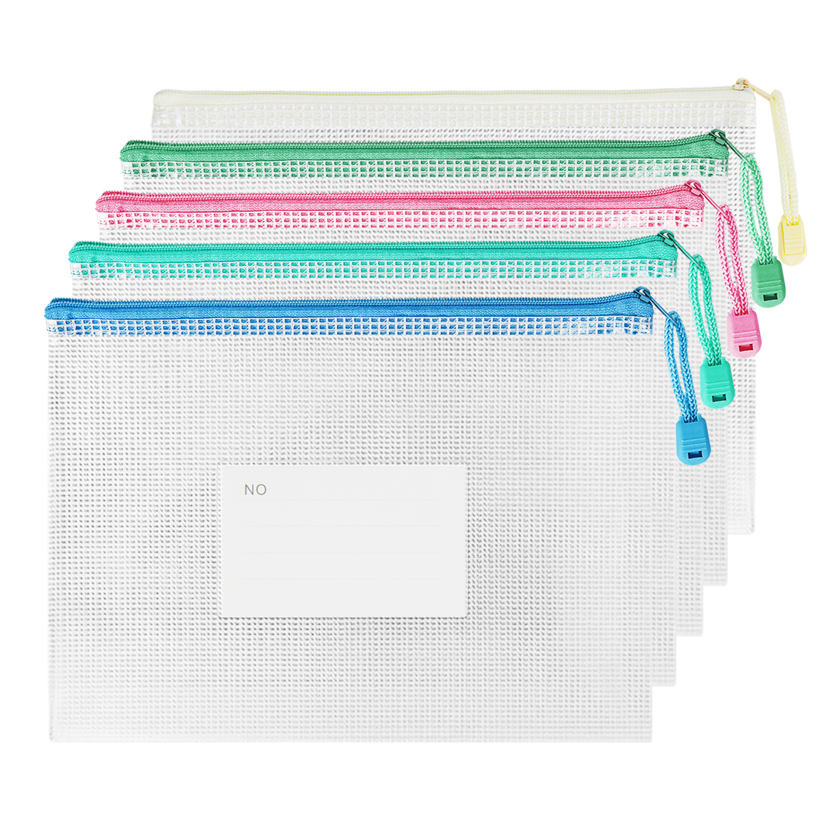 Lightahead LA-7553 Expanding File Folder with 13 pockets, with mesh bag ...