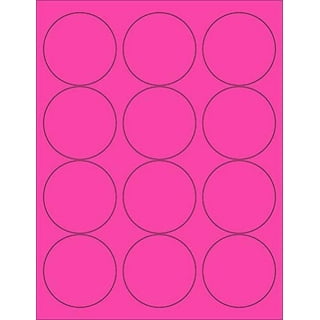 Avery High-Visibility Permanent Laser ID Labels, 1 x 2.63, Neon Magenta ...
