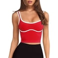Cropped Tank Tops for Women High Impact Push Up Racerback Sleeveless ...
