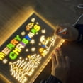 5.9x5.9in LED Drawing Board for Children,LED Note Board with Colors ...