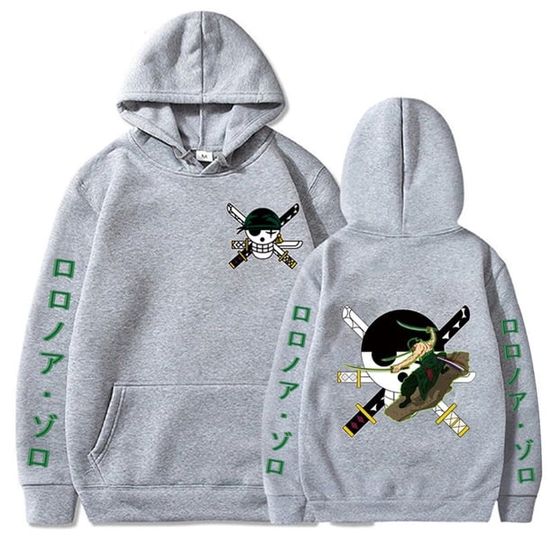 Sudadera Con Capucha Anime Harajuku Roronoa Zoro De Una Pieza Ropa De ...