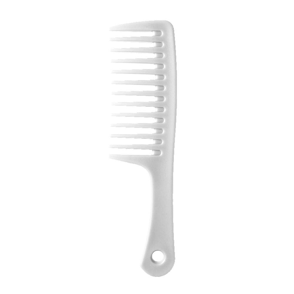 Finishing handle smooth hair Grooming curly hair wide teeth comb ...