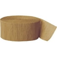 Amscan Holdings Inc Crepe Paper Streamer, Holiday Gold - Walmart.com
