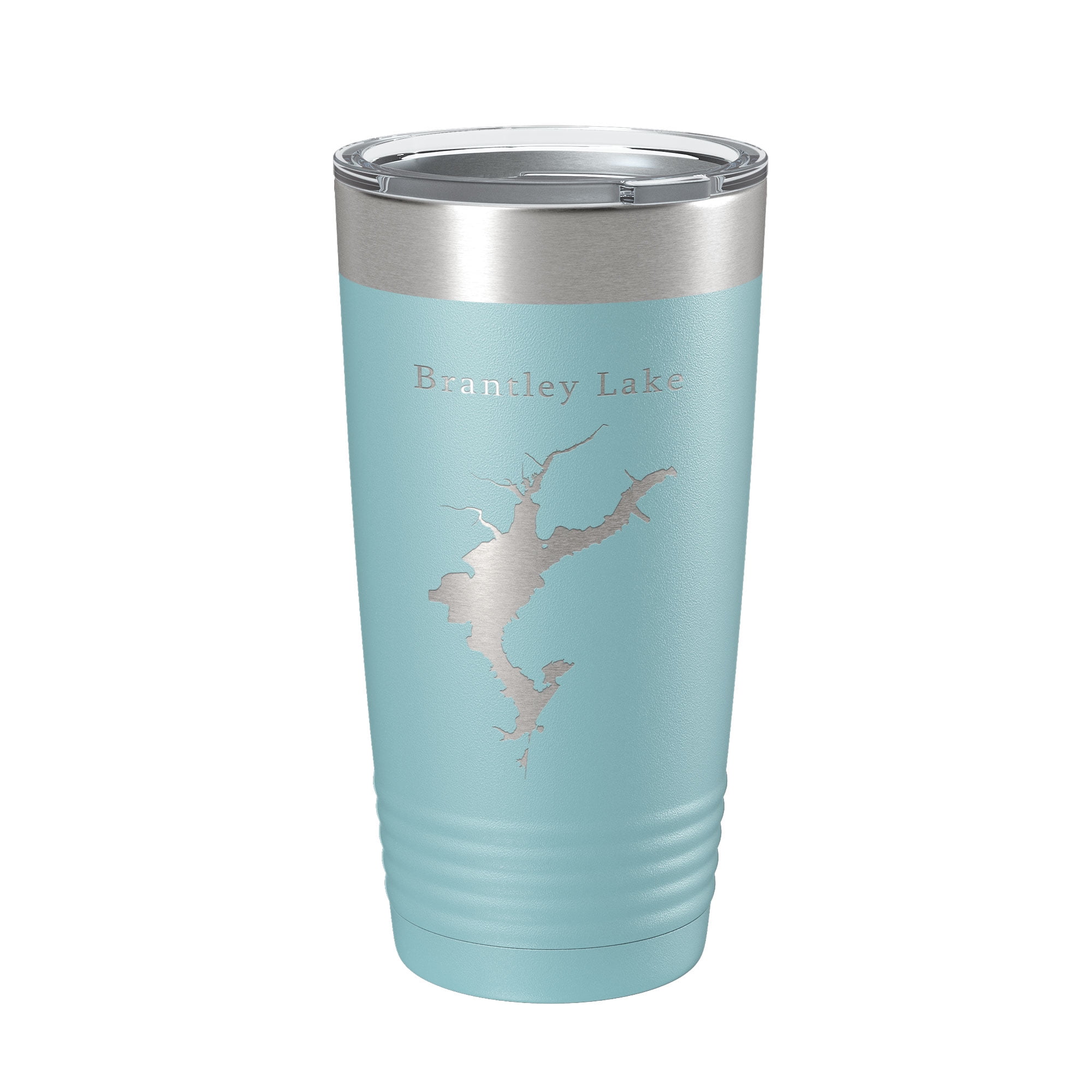 Brantley Lake Map Tumbler Travel Mug Insulated Laser Engraved Coffee ...