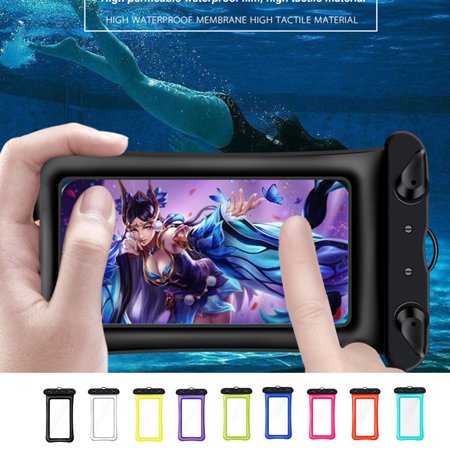 Smartphone Double Layers Sealed Bag Cell Phone Transparent Waterproof ...