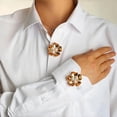 1Pc Luxury Imitation Shell Pearl Flower Shirt Sleeve Button Elegant ...