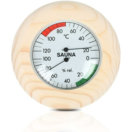 Sauna Thermo-Hygrometer 2-in-1 Thermometer and Hygrometer - For the ...