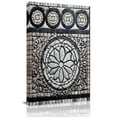 Bohemian Daisy Canvas Wall Art for Living Room, Mosaic Flower Classic ...