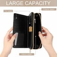 7.8 X 4.3 In Multi-Functional Leather Wallet Durable Soft And ...