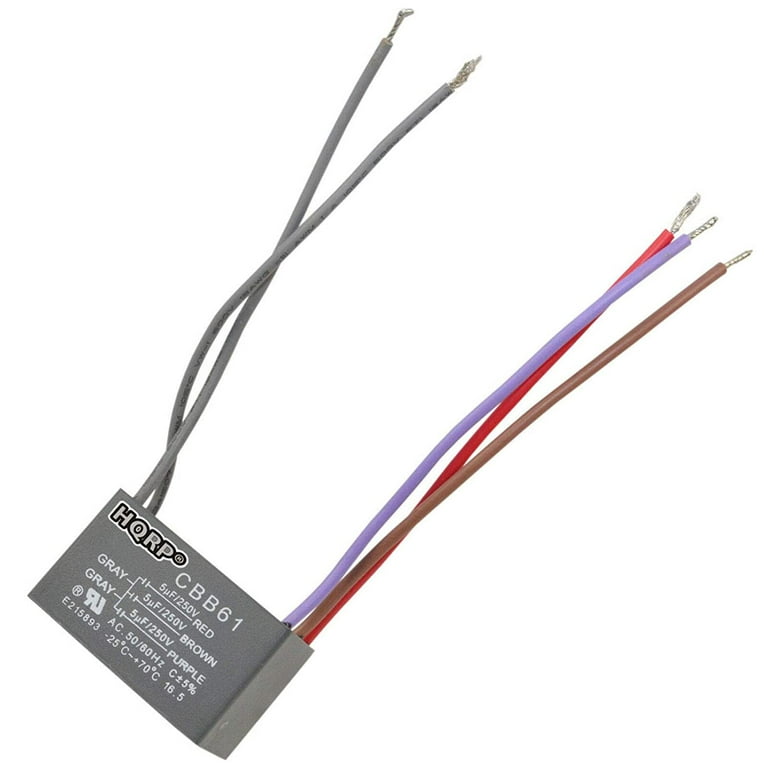 Installing 5 Wire Ceiling Fan Capacitor | Shelly Lighting