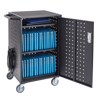 Shapes Series 30-Device Charging Cart w/ Electronic Lock & Pull-Out ...