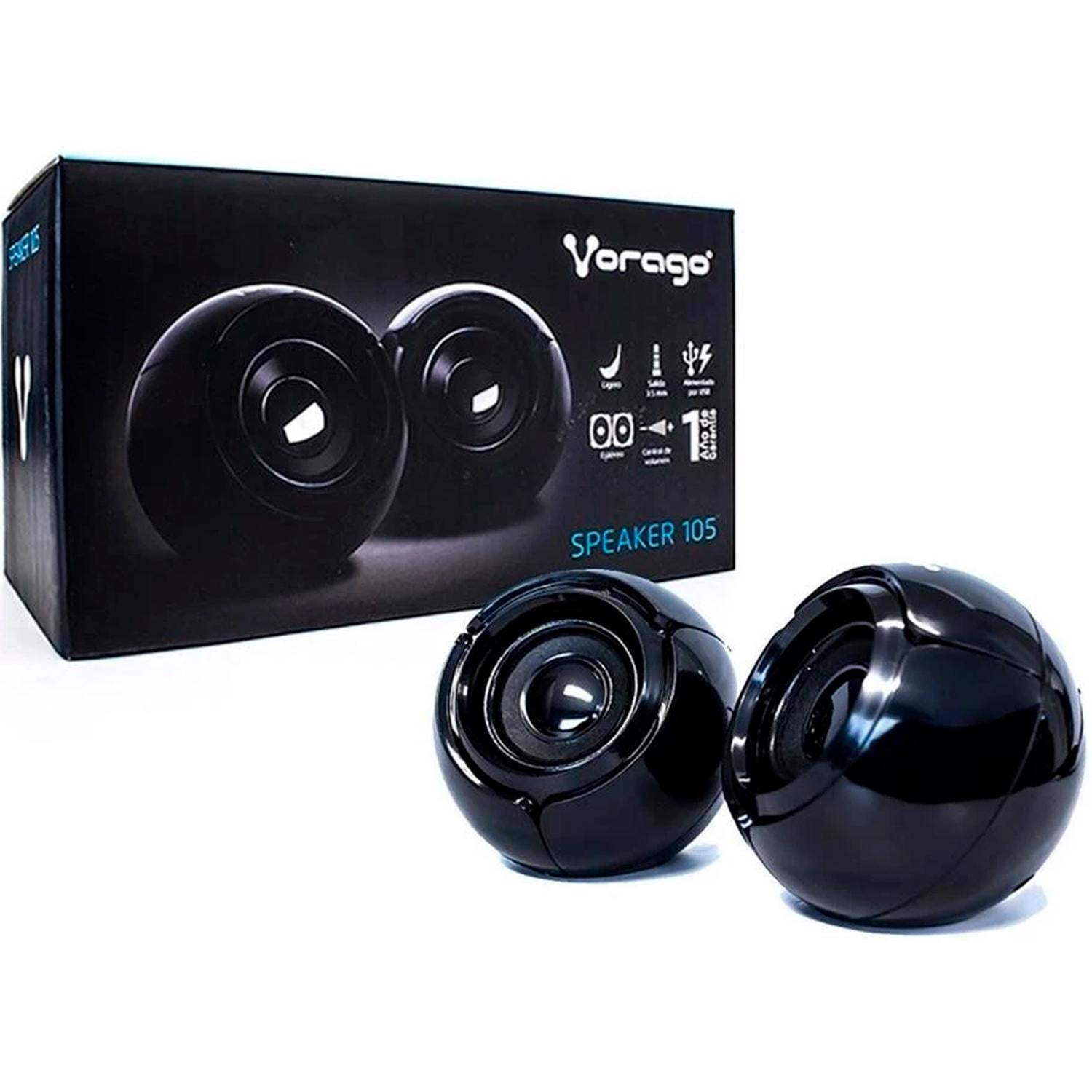 Bocinas VORAGO Speaker 105 Negra SPK-105 | Walmart en línea